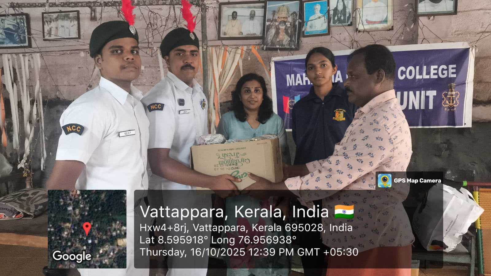NCC Naval wing for Food Donation